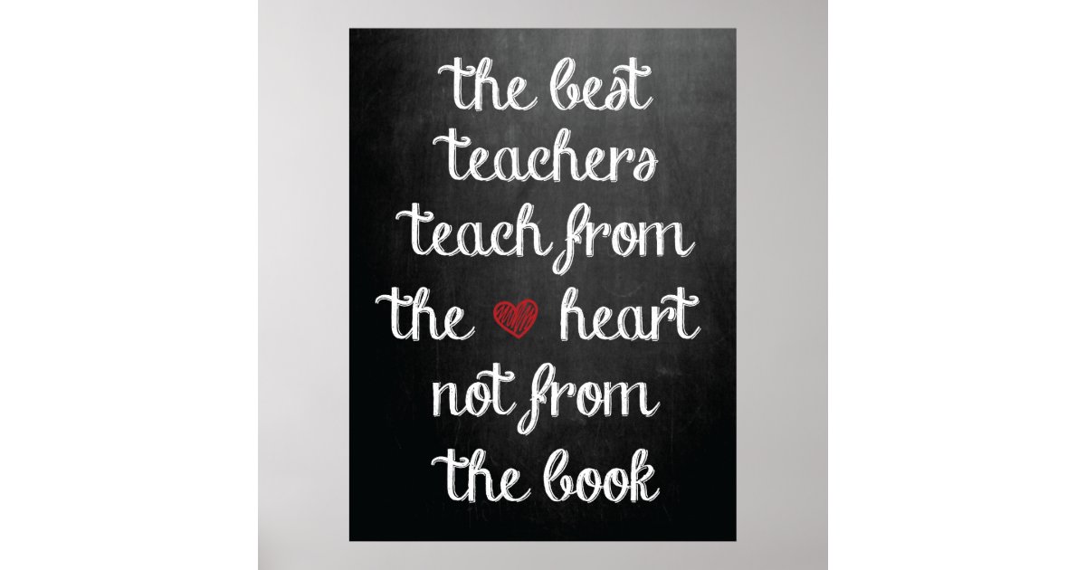 The Best Teachers Poster | Zazzle