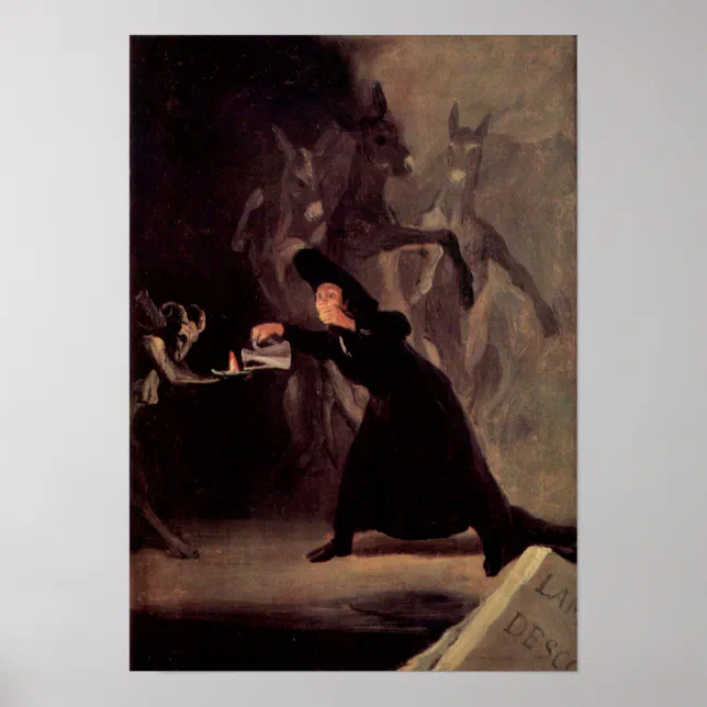 The Bewitched Man By Francisco Goya 1798 Poster | Zazzle