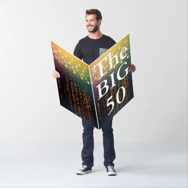 The Big 50 for 50th Birthday Card | Zazzle