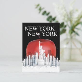 The Big Apple New York City Postcard | Zazzle