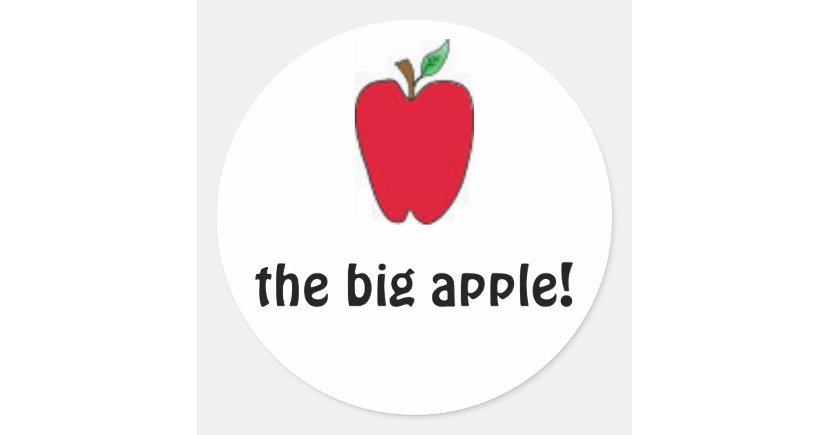 the big apple stickers | Zazzle