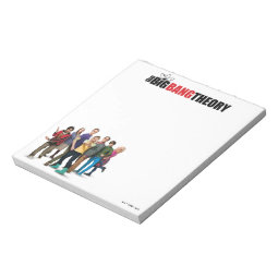 The Big Bang Theory Characters Notepad | Zazzle