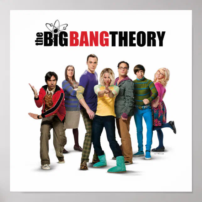 The Big Bang Theory Characters Poster | Zazzle