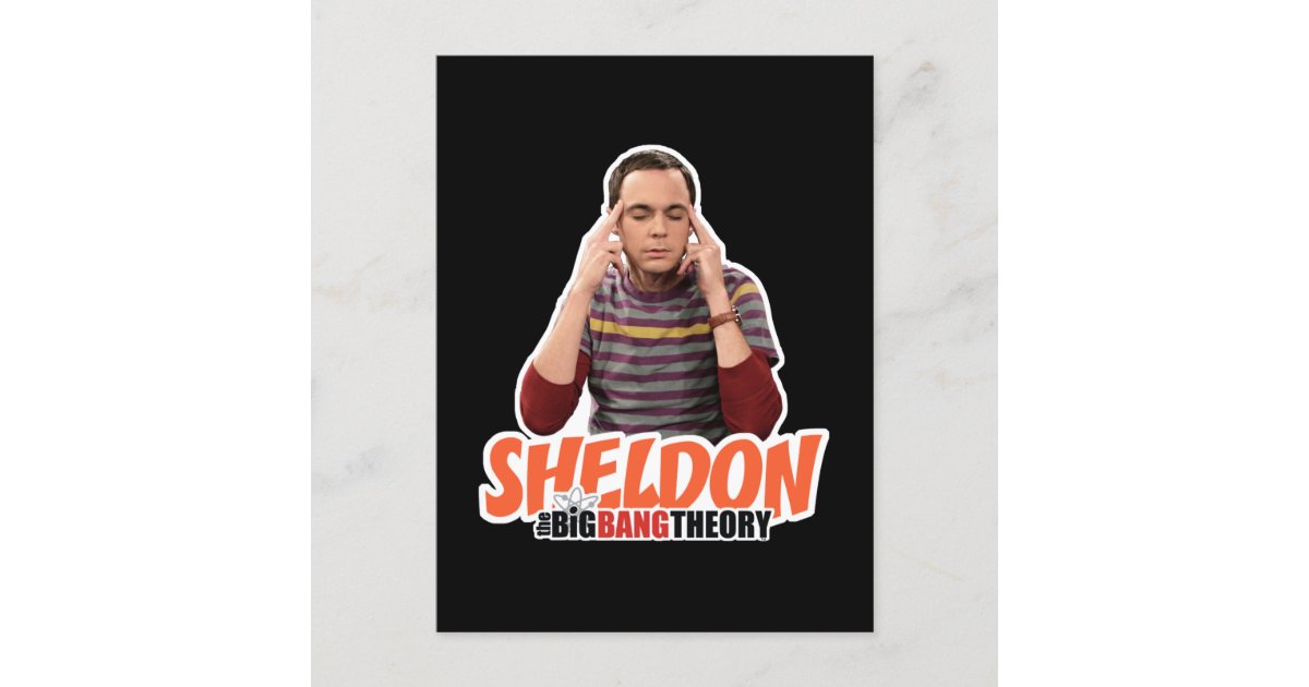 The Big Bang Theory | Sheldon Postcard | Zazzle