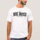 The Big Boss Father's day Custom T-Shirt | Zazzle