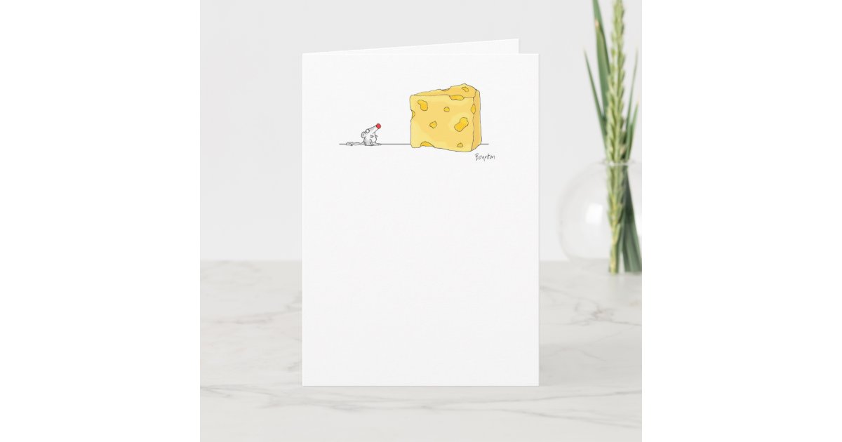 THE BIG CHEESE birthday by Boynton Card | Zazzle