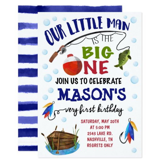 The Big One Birthday Invitation | Zazzle.com