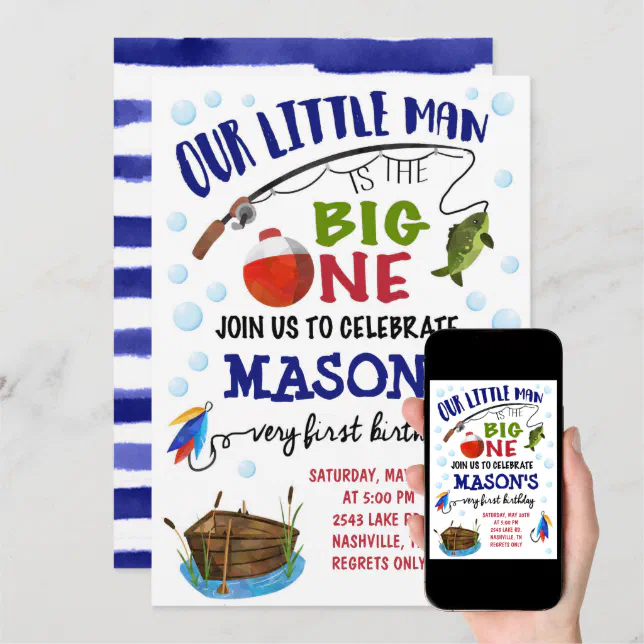 The Big One Birthday Invitation | Zazzle