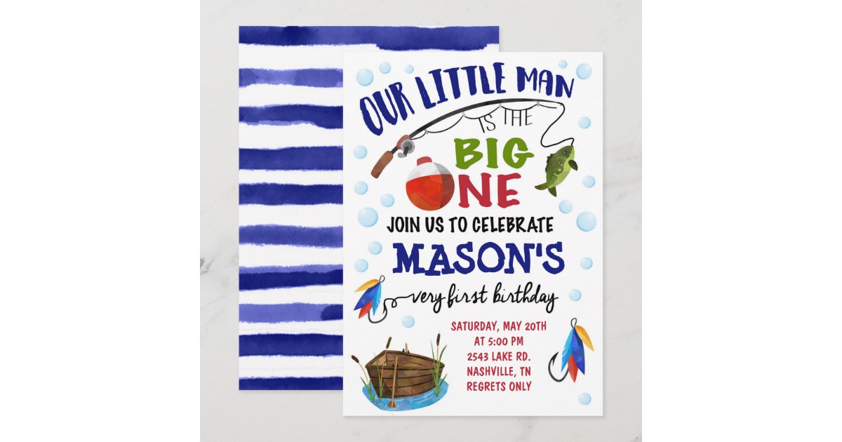 The Big One Birthday Invitation | Zazzle