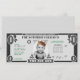 The Big One Dollar Bill, Fake Money Invitation | Zazzle