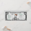 The Big One Dollar Bill, Fake Money Invitation | Zazzle