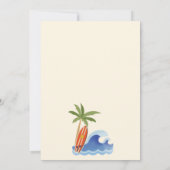The Big One Rust Retro Surfing First Birthday Invitation | Zazzle