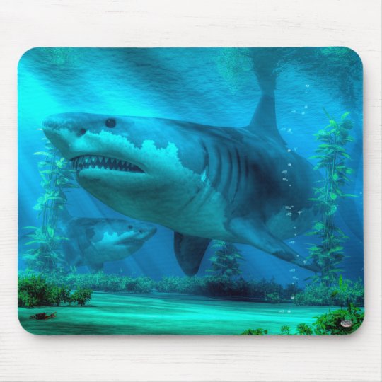 The Biggest Shark Mouse Pad | Zazzle.com