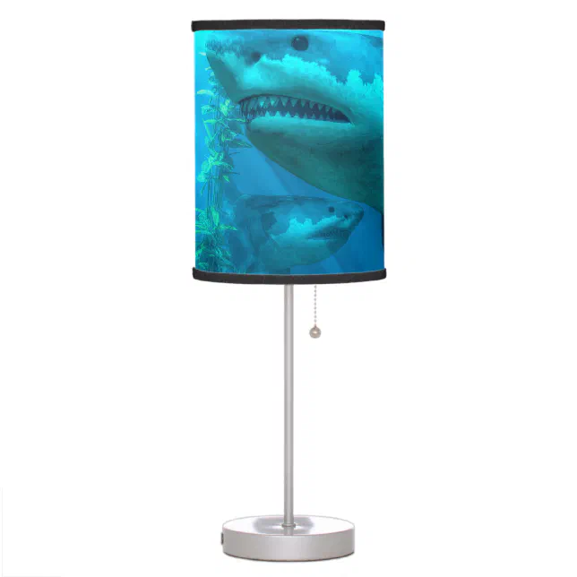 The Biggest Shark Table Lamp | Zazzle