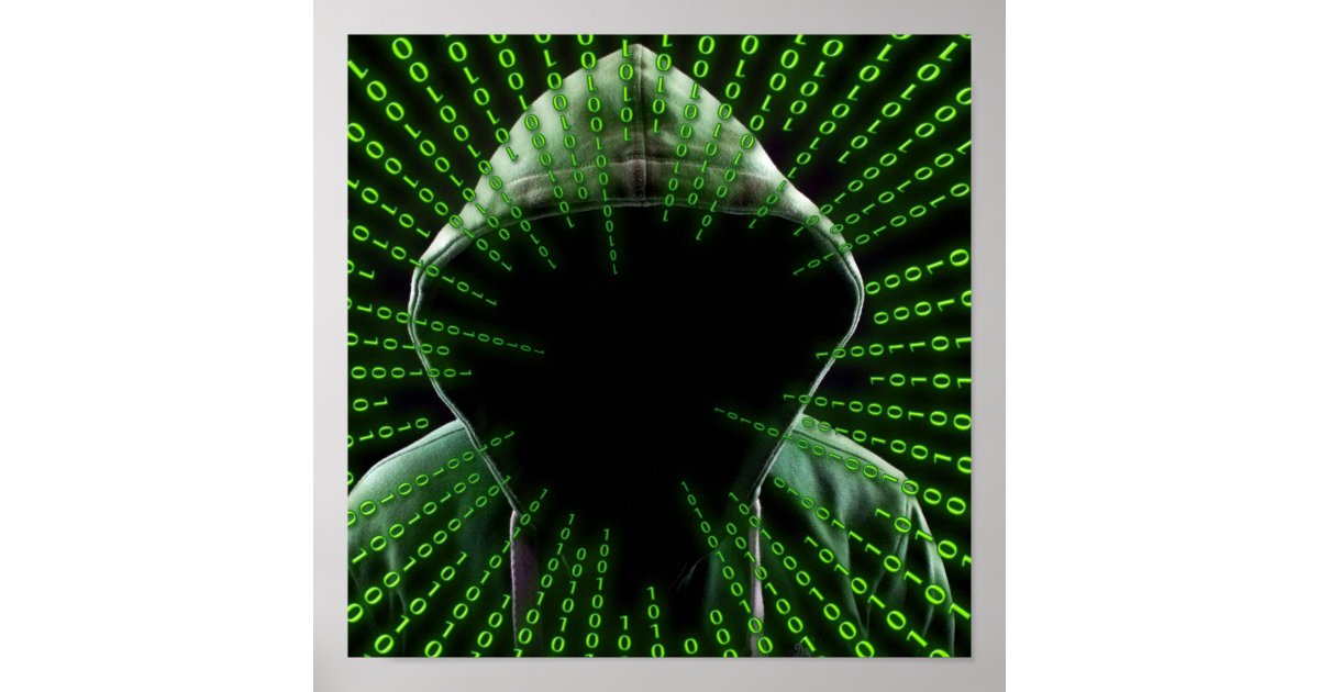 The Binary Code Man Poster | Zazzle