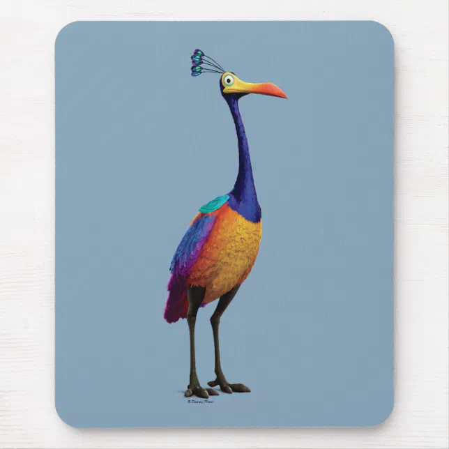 The Bird from the Disney Pixar UP Movie (Kevin) Mouse Pad | Zazzle