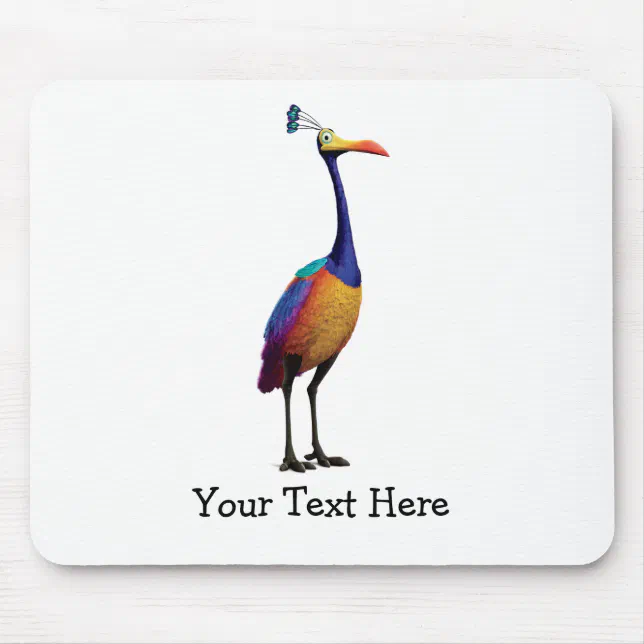 The Bird from the Disney Pixar UP Movie (Kevin) Mouse Pad | Zazzle