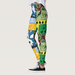 The Birds Alfred Hitchcock Themed Patchwork Tights | Zazzle