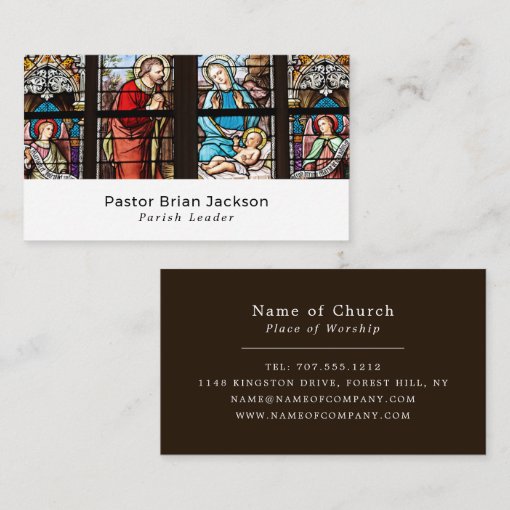 The Birth of Christ, Christianity, Religious Business Card | Zazzle