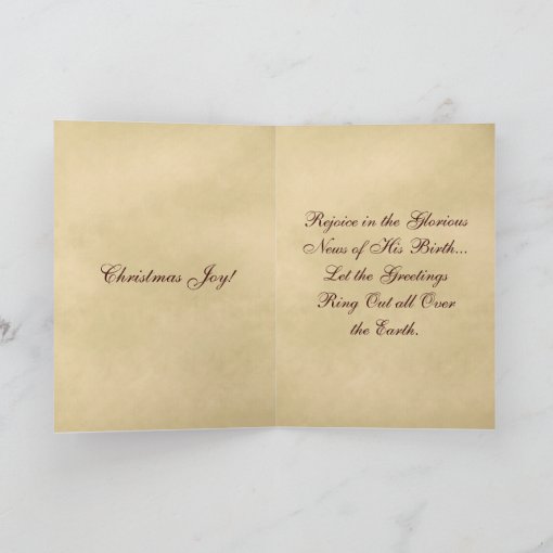 The birth of Jesus Christmas Card | Zazzle