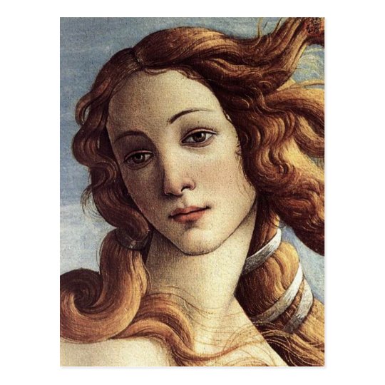 The Birth of Venus (detail) Postcard | Zazzle.com