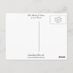The Birth of Venus Postcard | Zazzle