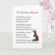 The Birthday Weasel - a funny birthday poem Card | Zazzle