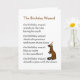 The Birthday Weasel - a funny birthday poem Card | Zazzle