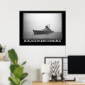 The Bismarck Vintage Poster Print | Zazzle
