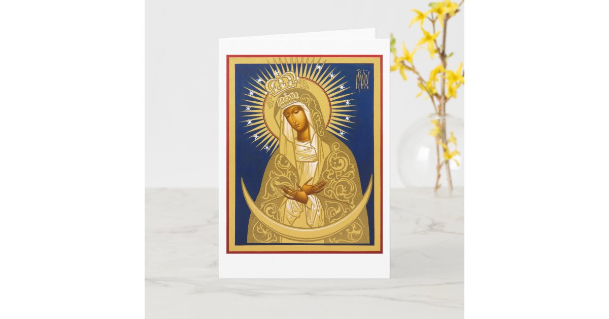 The Black Madonna Card | Zazzle
