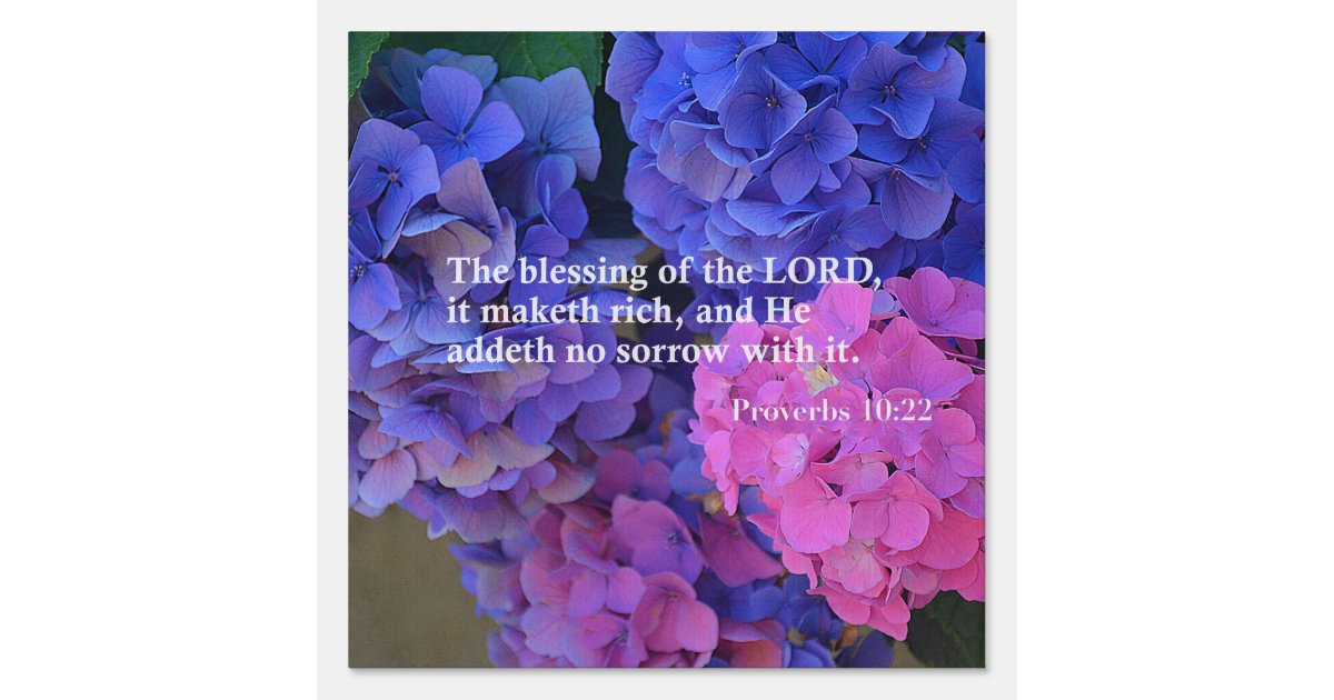 The Blessing of the LORD Sign | Zazzle