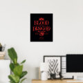 The Blood of the Dragon Runs Thick Poster | Zazzle