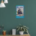 The Blue Comet Poster | Zazzle