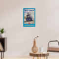 The Blue Comet Poster | Zazzle
