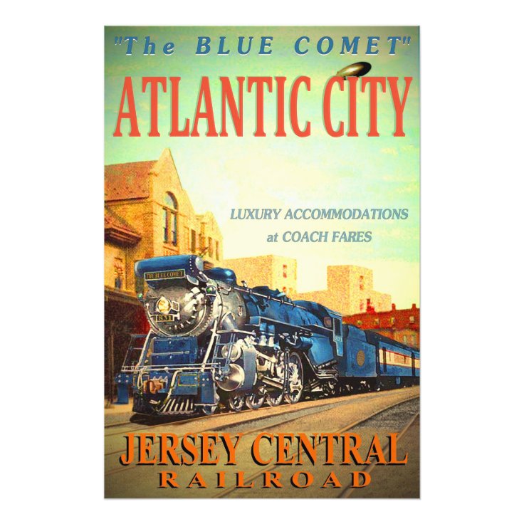 The Blue Comet Train Kodak Photo Print | Zazzle