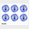 The Blue Falcon custom sticker | Zazzle