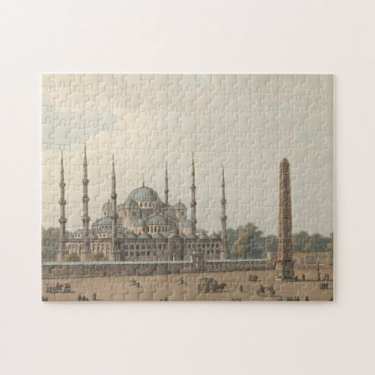 The Blue Mosque of Sultan Ahmed, Istanbul, Turkey Jigsaw Puzzle ...