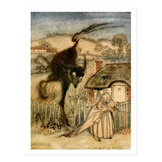 The Bogey-Beast Postcard | Zazzle.com