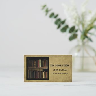 The Book Store- Business Card | Zazzle