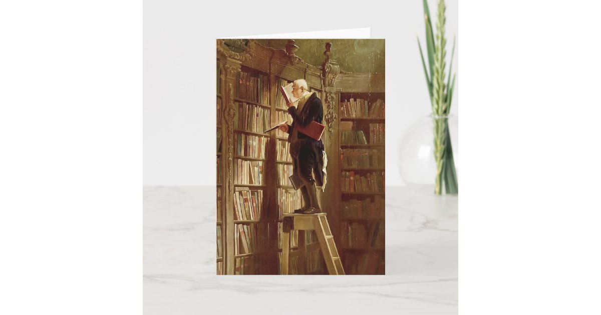 The Bookworm Card | Zazzle