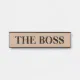 The Boss Hanging Door Sign Name Plate | Zazzle