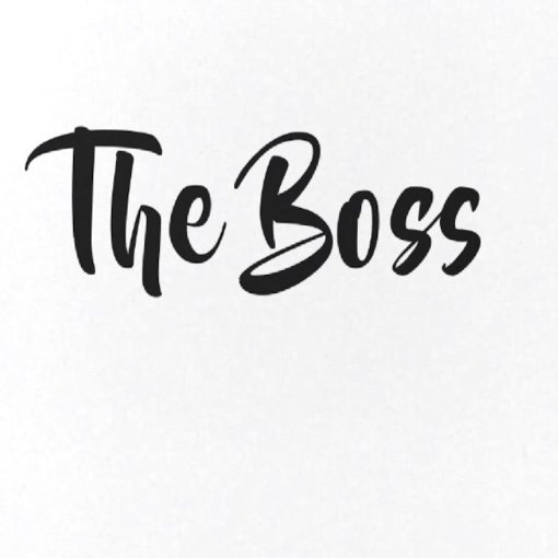 THE BOSS WOODEN BOX SIGN | Zazzle