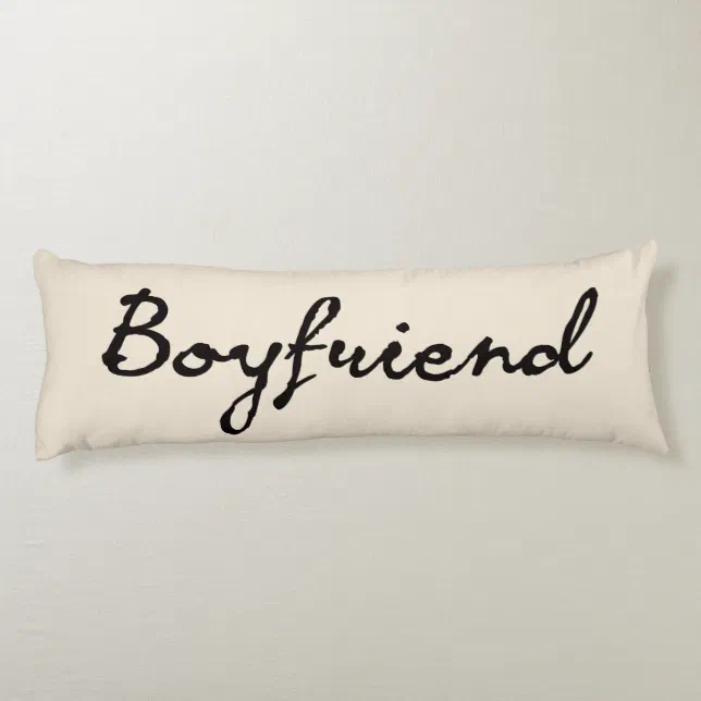 The Boyfriend Body Pillow | Zazzle