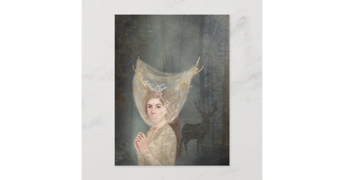 The Bride, gothic romance, fantasy Postcard | Zazzle