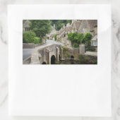 The bridge in Castle Combe, UK rectangle sticker | Zazzle