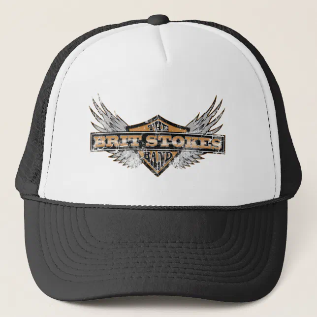 The Brit Stokes Band Logo Trucker Hat | Zazzle