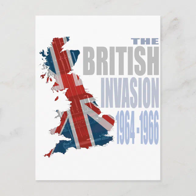 The British Invasion 1964-1966 Postcard | Zazzle