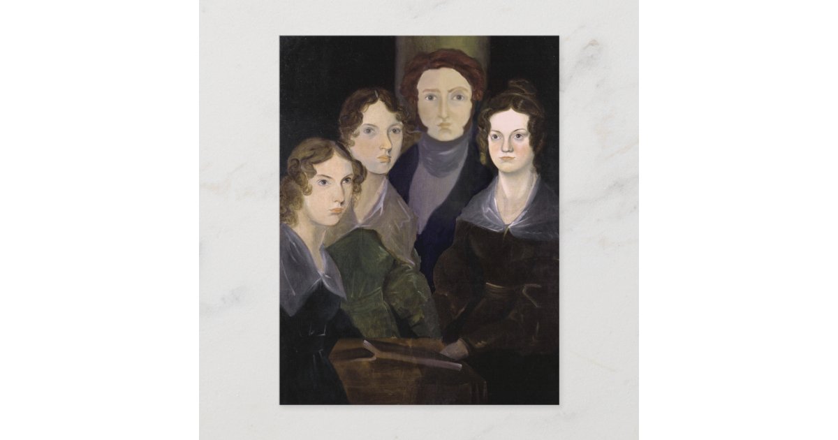 The Brontës ~ Restored Pillar Portrait Postcard | Zazzle
