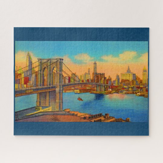 the Brooklyn Bridge Jigsaw Puzzle | Zazzle.com