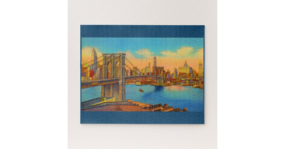 the Brooklyn Bridge Jigsaw Puzzle | Zazzle